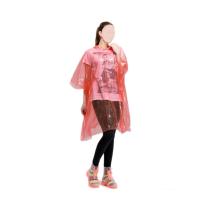 China Waterproof Disposable Raincoat for Women Adults Transparent Colorful Plastic Foldable for sale