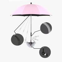 China UV Protection Sunshade Umbrella for Baby Walking 190T Ponegee Fabric All in 1 Function for sale