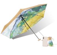China Umbrella Folding Birth Flower Small Windproof Rainproof UV-Proof 5 Folding Mini Capsule for sale
