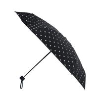 China 5.6 Inch Length Custom Black Coating Panel Umbrella 6 Folded Customized Printing Logo for sale