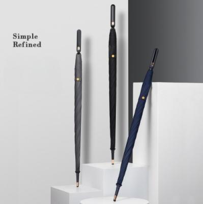 China Adults Outdoor 8K Windproof Straight Pole Golf Umbrella with Customizable Handle for sale