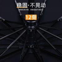 China Vinyl Coated Three Fold Sunshade Umbrella with Fiberglass Ribs and Customized Printing for sale