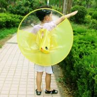 China Custom Logo Printing Kids Raincoat Transparent Waterproof Poncho for Conventional Size for sale