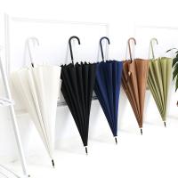 China Custom Long Handle Umbrella with Dual-Purpose Function and Advertising Logo Printing for sale