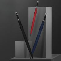 China 190T Pongee Golf Straight Pole Umbrella for Rain and Sun Custom Logo Advertising for sale