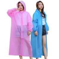 China Convenient Raincoats for Adults Fashion EVA Non-Disposable Male and Female Rain Gear for sale