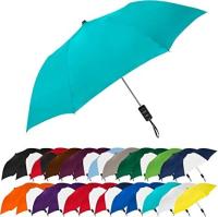 China Minimalist Design Automatic Open Folding Umbrella with Color Spectrum and Steel Shaft for sale