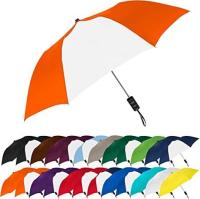 China Minimalist Design Automatic Open Folding Umbrella with Color Spectrum and Steel Shaft for sale