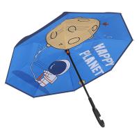 China Umbrella for Pupils Free Long Handle Rain and Sunshine Protection 190T Ponegee Fabric for sale