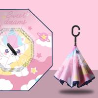 China Umbrella for Pupils Free Long Handle Rain and Sunshine Protection 190T Ponegee Fabric for sale