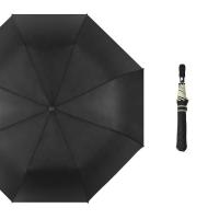 China Custom Logo Print 120cm Open Diameter Metal Fiberglass Frame Windproof 2 Fold Umbrella for sale