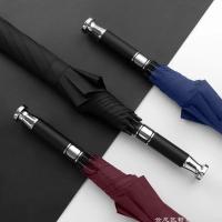China Manufacturers of 27 inch Vinyl Golf Umbrellas with Long Handle and Logo Printing for sale