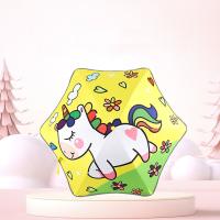 China Lightweight All in 1 Cartoon Umbrella for Kids UPF50 Sun Protection 74cm Open Diameter for sale