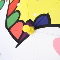 China Lightweight All in 1 Cartoon Umbrella for Kids UPF50 Sun Protection 74cm Open Diameter for sale