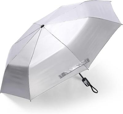 China Polyester UPF 50 Windproof Sun Protection Travel Umbrella 46