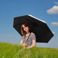 China Polyester UPF 50 Windproof Sun Protection Travel Umbrella 46