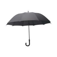 China Classic Design 27-inch Golf Umbrella Curved Handle Ideal for Advertising and Business for sale