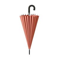 China Large Custom Adve Straight Rod Sunshade 16k Long Handle Automatic Weather Umbrella for sale