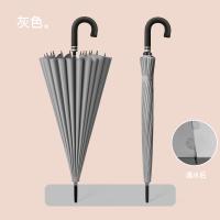China Large Custom Adve Straight Rod Sunshade 16k Long Handle Automatic Weather Umbrella for sale