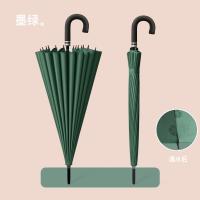 China Large Custom Adve Straight Rod Sunshade 16k Long Handle Automatic Weather Umbrella for sale