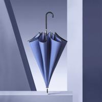 China Large Custom Adve Straight Rod Sunshade 16k Long Handle Automatic Weather Umbrella for sale