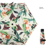 China Golden Coated Metal Shaft Diy Umbrella Japanese and Korean Style 5 Fold Mini UV Pocket for sale