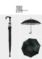 China Elderly Self Protection Walking Stick Umbrella with Customized Designs Logo Printing for sale