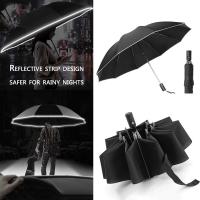 China 3-Folding Business Reverse Auto Umbrella Ideal for Gifts Stores and Commercial Buyers for sale