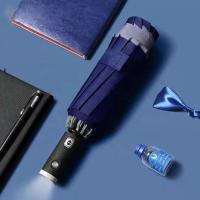 China 3-Folding Business Reverse Auto Umbrella Ideal for Gifts Stores and Commercial Buyers for sale