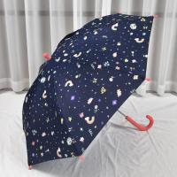 China Rainbow Kids Umbrella Long Handle Safe and Easy to Open for Kindergarten Children for sale