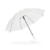 China Simple and Stylish Transparent Umbrella for Female Students PVC Panel Fiberglass Frame for sale