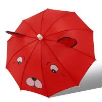 China Special Style 170T Nylon Fabric 11inch*10k Custom Animal-Printed 3D Umbrella for Kids for sale