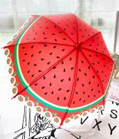 China Straight Handle Straight Pole Umbrella for Children Kindergarten Cute Cartoon Design for sale