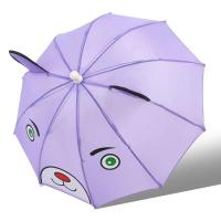 China Children Cute Umbrella Straight Design 8K Ribs Printed Logo Nylon Polyester Perfect for Travel for sale