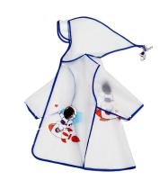 China EVA Raincoats for Children Transparent Thick One-Piece Long Poncho and Rain Shoes Set for sale