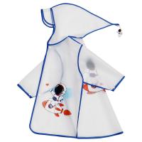 China EVA Raincoats for Children Transparent Thick One-Piece Long Poncho and Rain Shoes Set for sale
