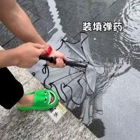 China Customized Logo Long Handle Water Spray Umbrella for Kids' Outdoor Activities for sale