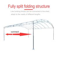 China Outdoor Entertainment Tarpaulin Telescopic Awning for Warehouse and Folding Food Stall for sale