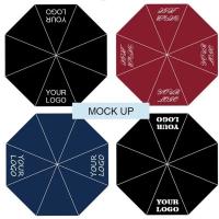 China Wind Proof Custom Folding Capsule Luxury Umbrella With Logo Printing For 27inch 8k for sale