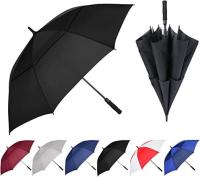 China Control Semi-automatic All in 1 Function Custom Logo Golf Umbrella with Large Canopy for sale
