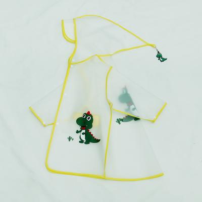 China Kindergarten Baby's Raincoat Translucent EVA Waterproof Clothing for Boys and Girls for sale