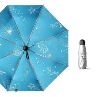 China Titanium Silver Victoria-Secret Printing Flower Umbrella for Adults and Corporate Gifts for sale