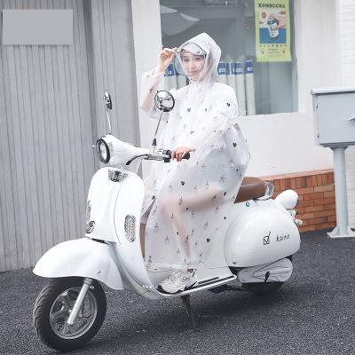 China Female Single Battery Electric Bike with Long Body Raincoat and Rainstorm-Proof Design for sale