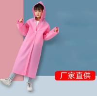 China Thickened EVA Non-Disposable Poncho Children's Raincoat with Customized Printing for sale
