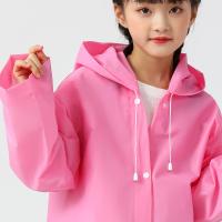 China Thickened EVA Non-Disposable Poncho Children's Raincoat with Customized Printing for sale