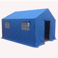 China Thickened Galvanized Pipe Camping Tent for Construction Staff in Disaster Relief Site for sale