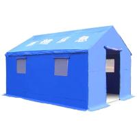China Thickened Galvanized Pipe Camping Tent for Construction Staff in Disaster Relief Site for sale
