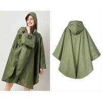 China Breathable Adult Raincoat Poncho Conventional Size Suitable for Both Men and Women for sale