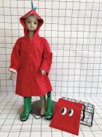 China Transparent Long Raincoat for Little Dinosaur Children in Kindergarten and Grade 1-3 for sale