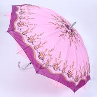 China 16-Bone Wind-Resistant Straight Pole Bent Handle Umbrella All in 1 for Rain and Shine for sale